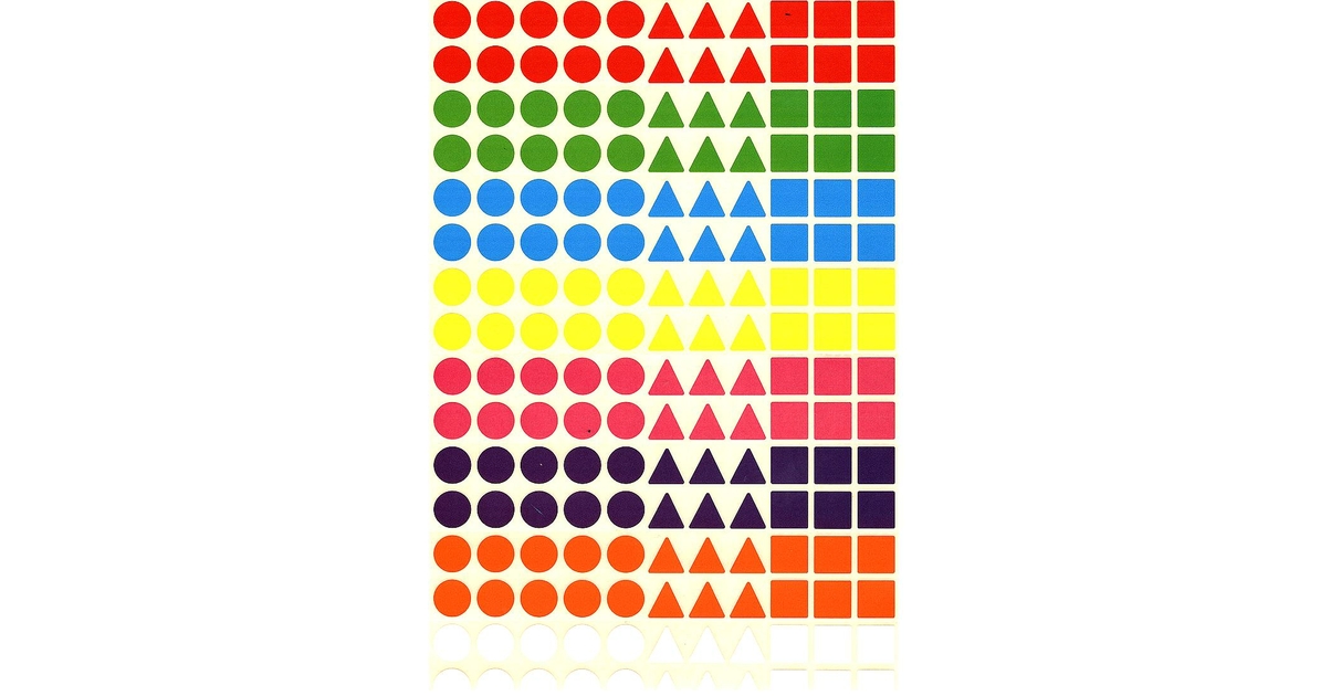 Avis et commentaires de 176 gommettes géométriques - Gommettes Enfants ...