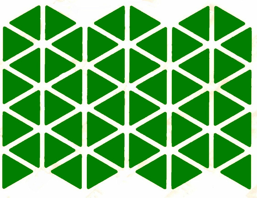 48 Gommettes Triangles Verts - Gommettes Enfants/Gommettes Géométriques ...