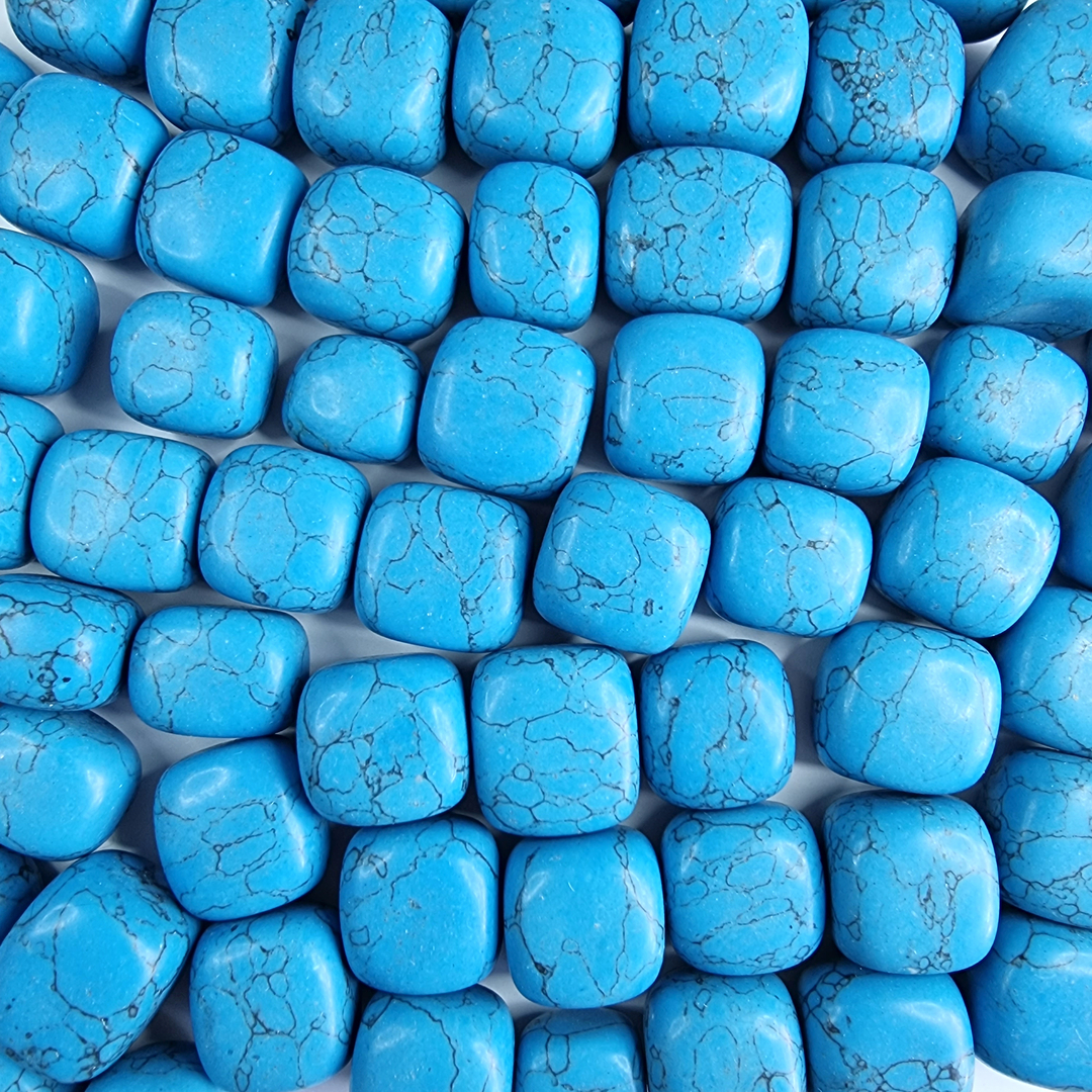 Turquoise Matrix (pierre roulée) - GEMMOTHÈQUE - Manufacture des Merveilles
