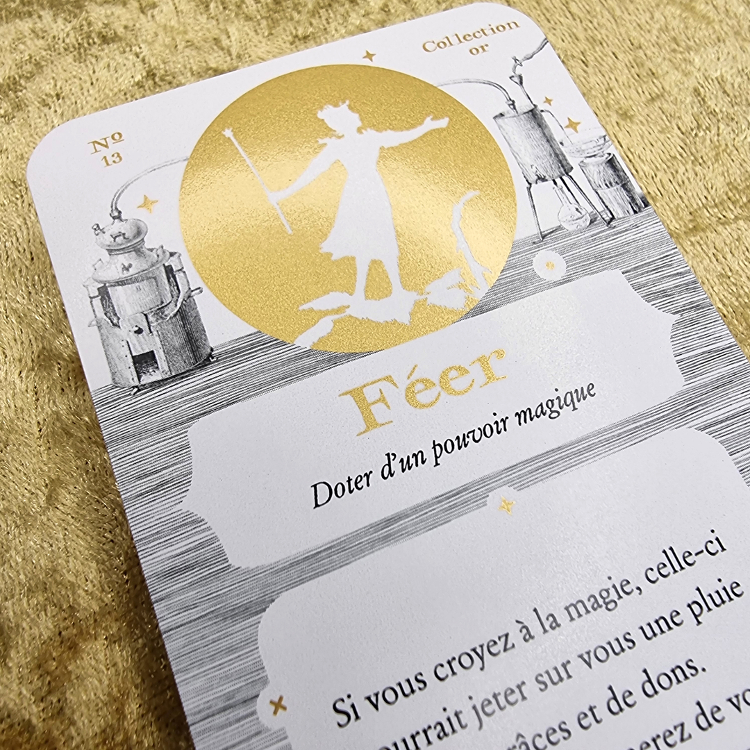 La Curiosité Divinatoire Augure Or de Manufacture des Merveilles