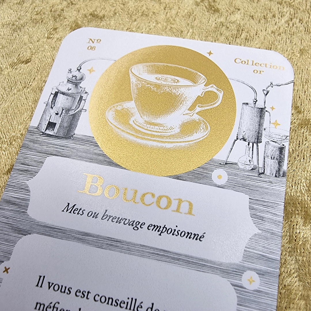 La Curiosité Divinatoire Augure Or de Manufacture des Merveilles