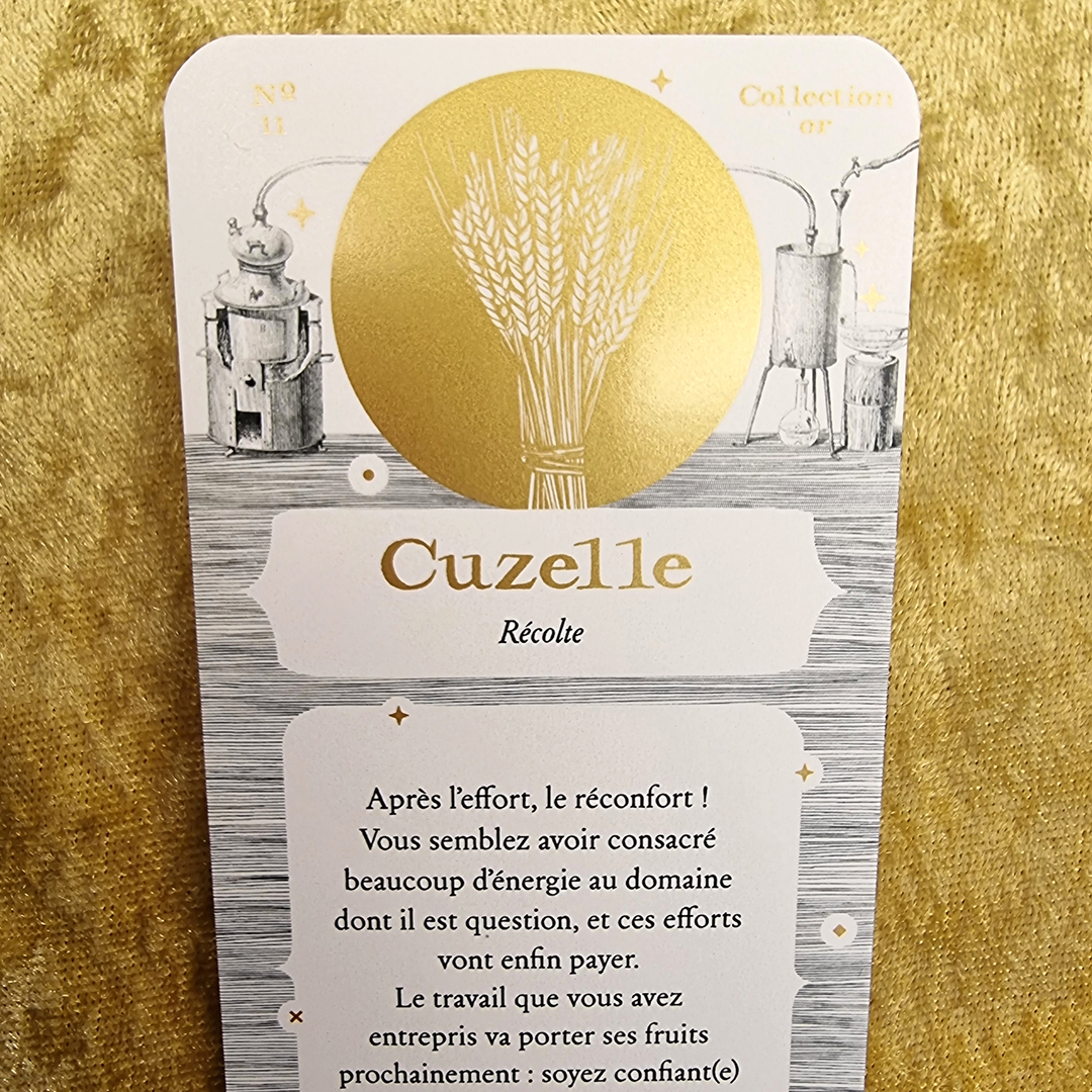 La Curiosité Divinatoire Augure Or de Manufacture des Merveilles