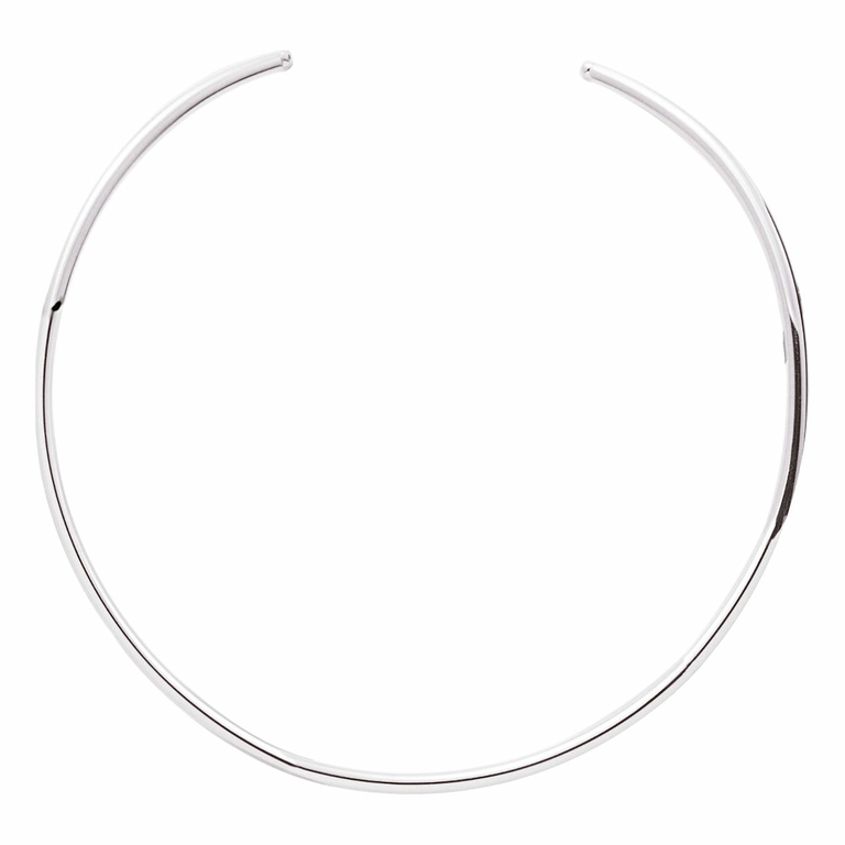 Torque rigide diamètre 3.6mmm, Argent 925 rhodié - Bijou MURAT