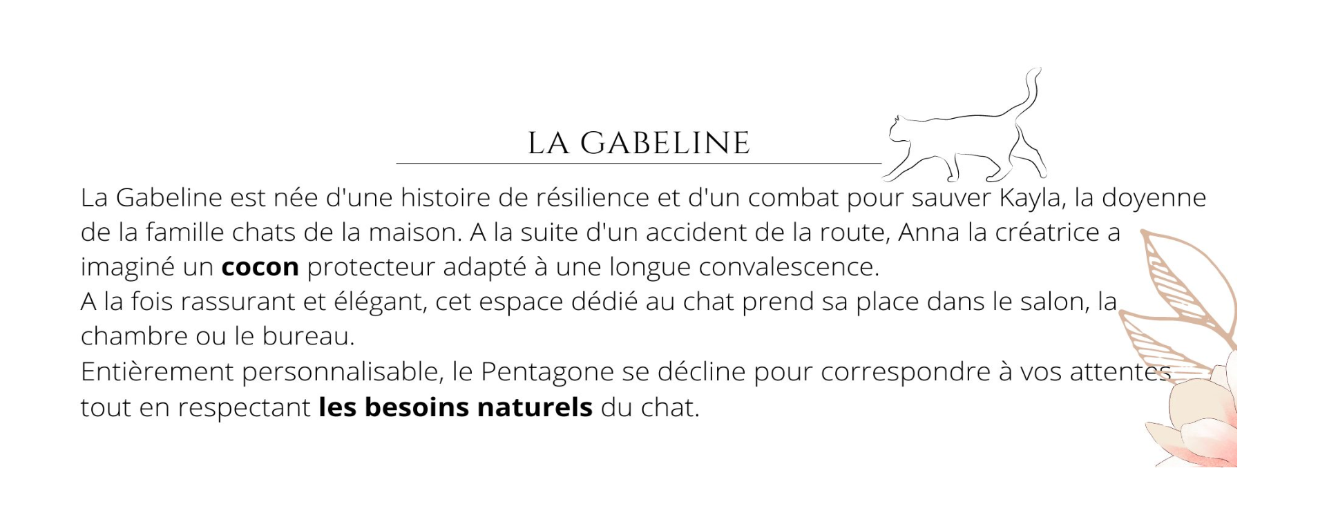 Boutique en ligne d'accessoires pour chat La Gabeline