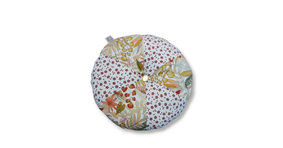 Coussin réversible rond - panier pour chat - La Gabeline