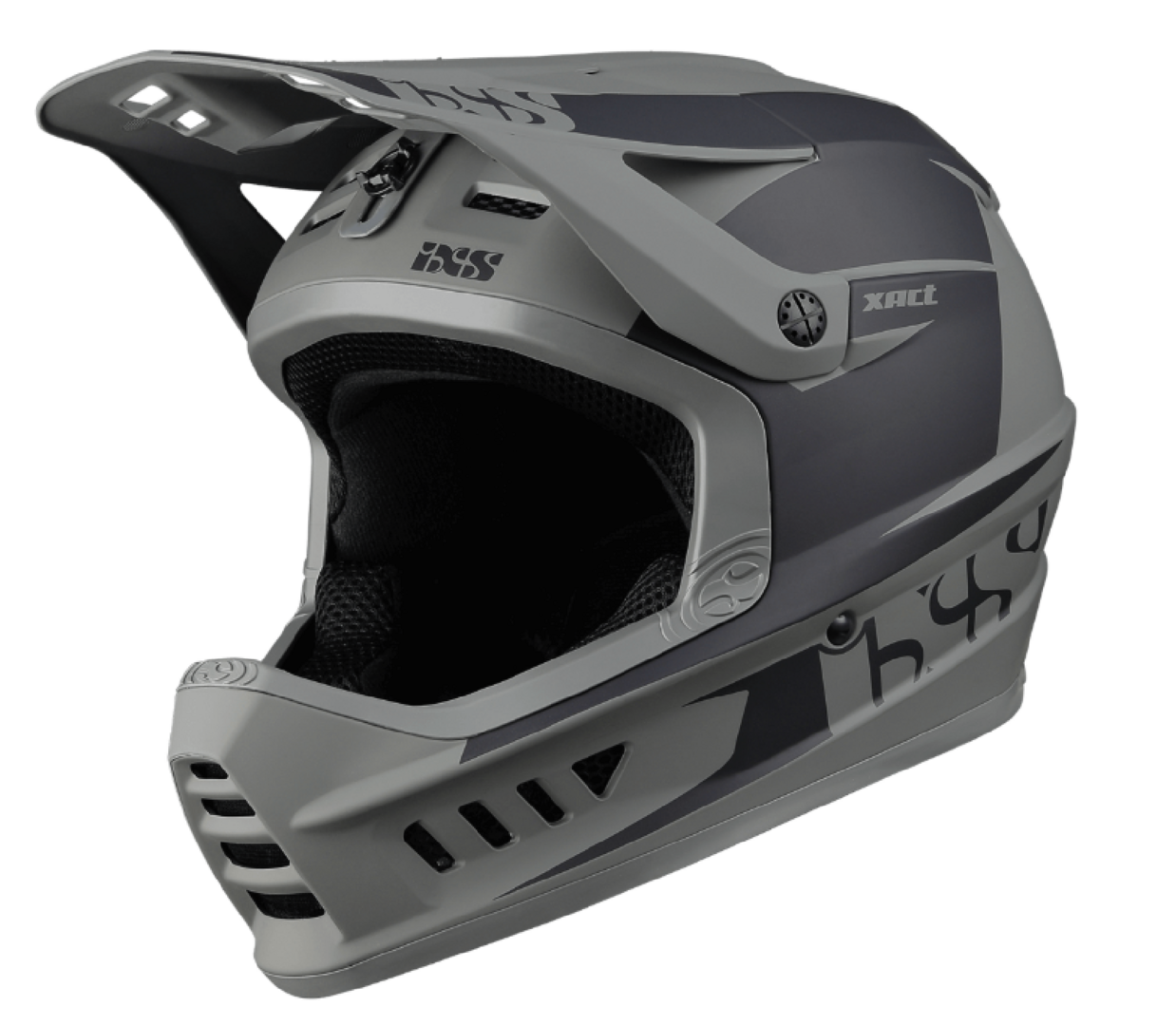 CASQUE IXS XACT EVO BLACK/GREY (ENFANT) - ÉQUIPEMENTS BMX RACE | VTT ...