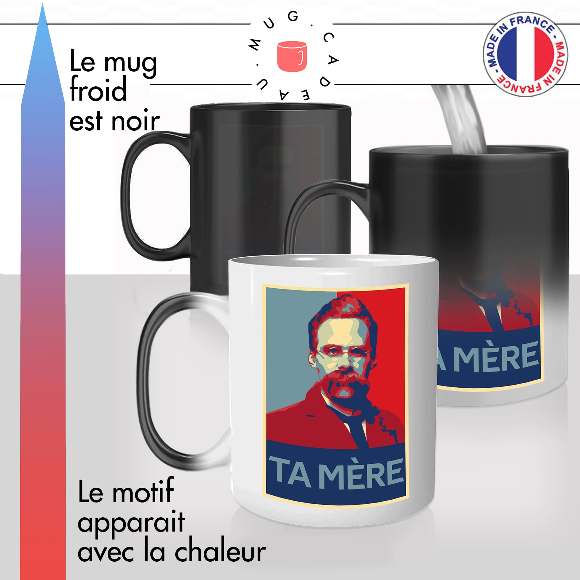 Mug Nietzsche - Ta Mère - Drôle - Mug-Cadeau
