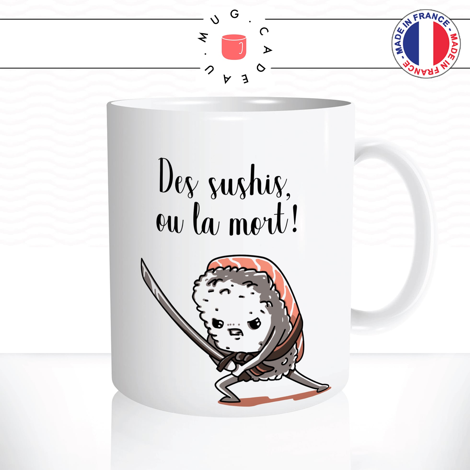 Mug Des Sushis Ou La Mort - Food - Mug-Cadeau