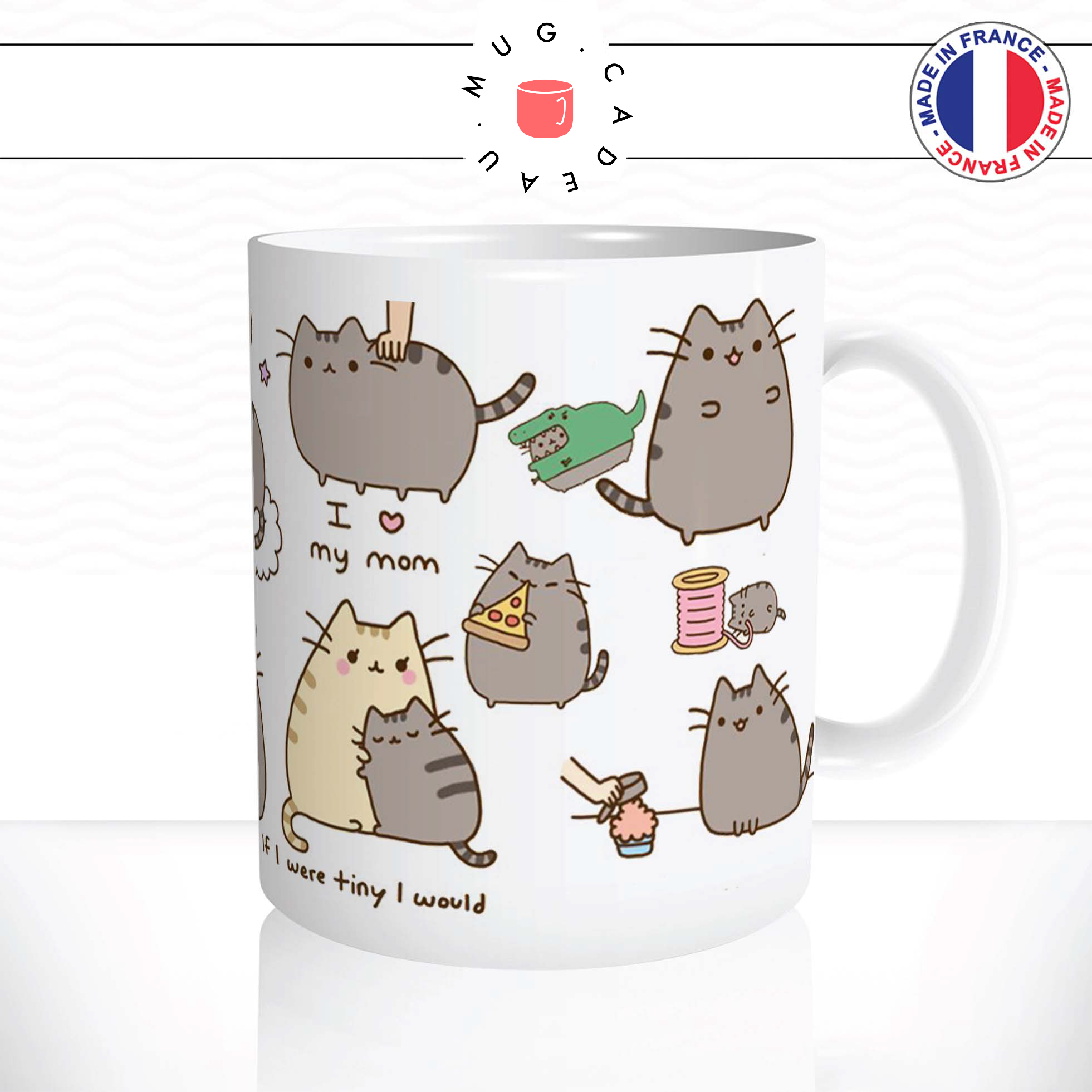 Mug Chats Kawaii - Animaux/Chat - Mug-Cadeau