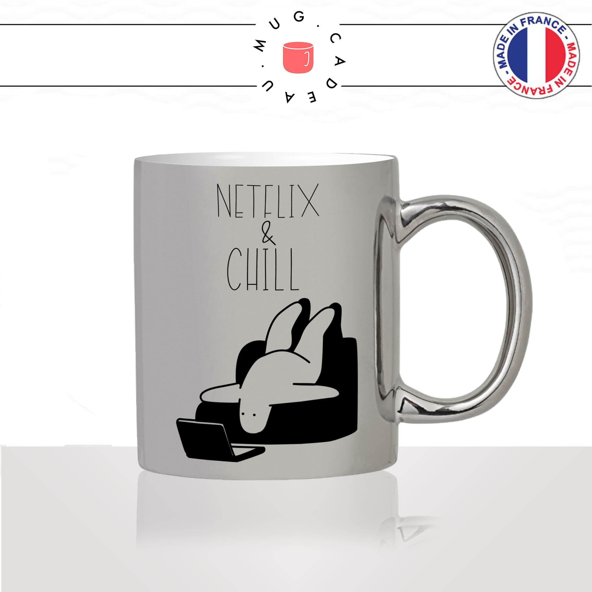 Mug Netflix And Chill - NETFLIX - Mug-Cadeau