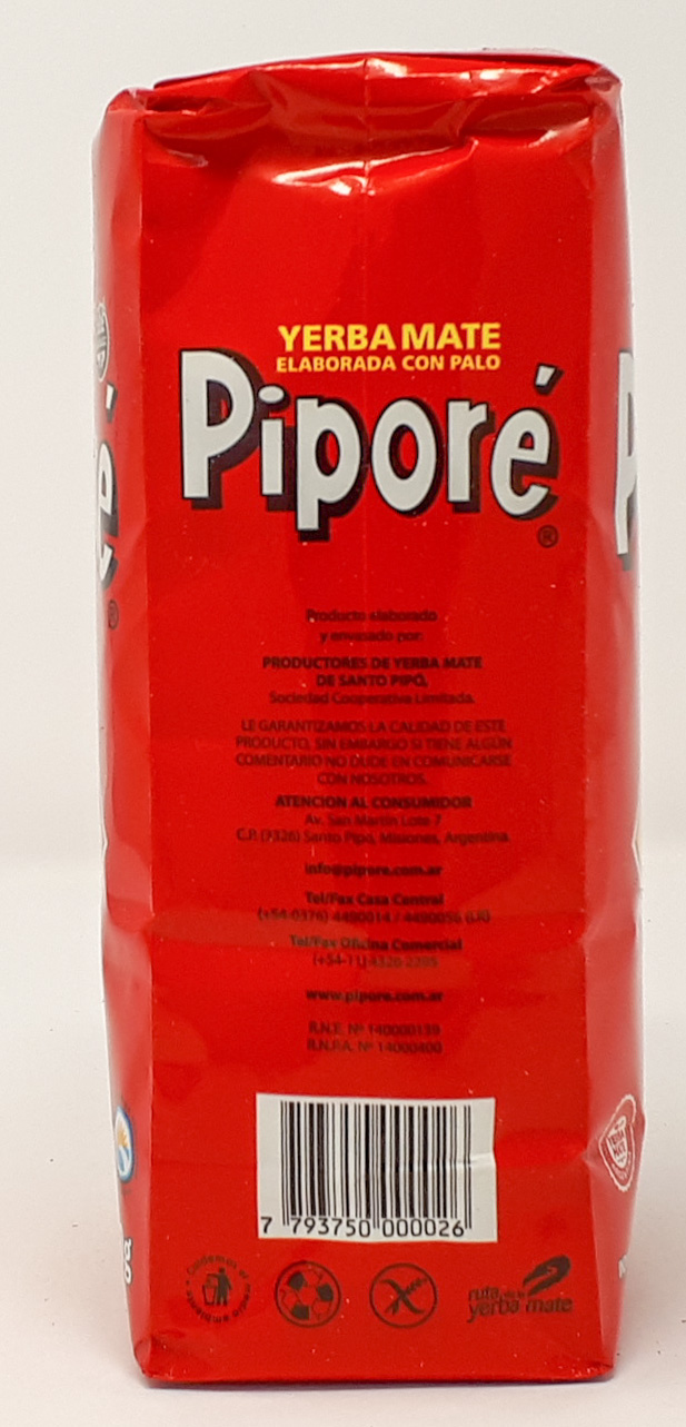 Yerba Mate PIPORE 500g - yerba mate/avec tiges - Matecito