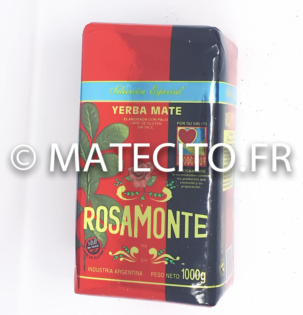 Yerba mate ROSAMONTE Especial de 1 Kg - yerba mate/avec tiges