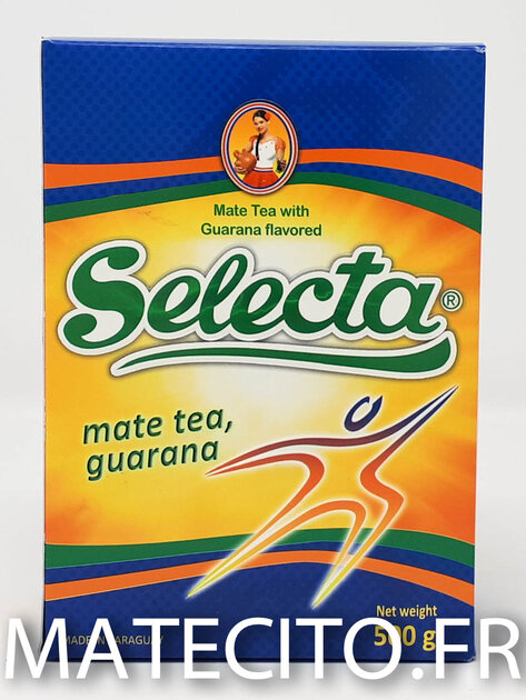 Yerba Mate SELECTA Energy Guarana 500g - yerba mate/avec tiges - Matecito