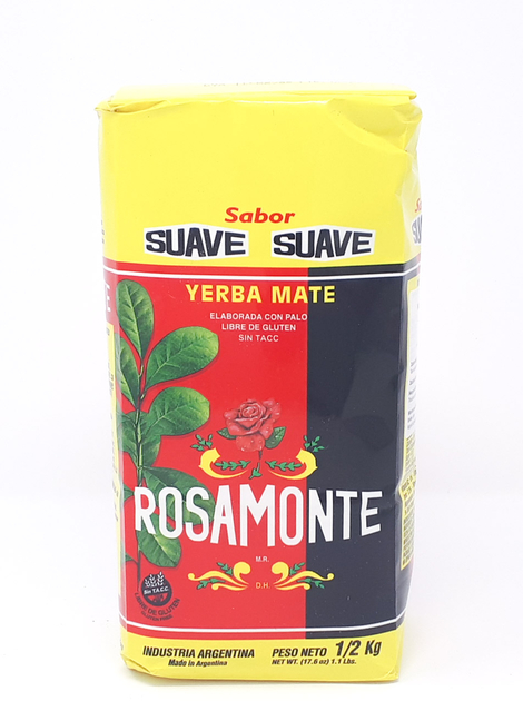 Yerba Rosamonte Suave 500g - yerba mate/avec tiges - Matecito