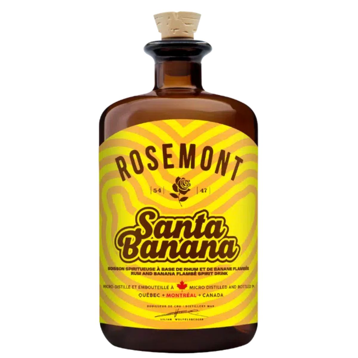 Rum Santa Banana - Distillerie de Montréal - Distillerie de Montréal ...