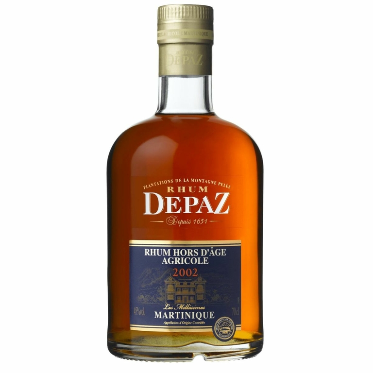 Rhum Vieux Depaz - Millésime 2002 - Depaz Rhum - Vinalia