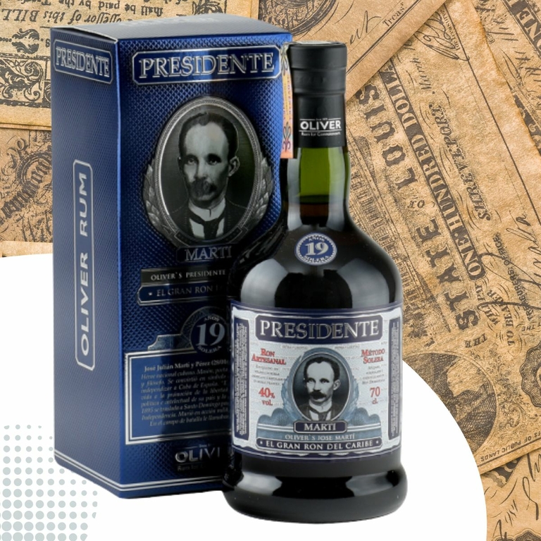 Presidente Marti 19 ans - Rhum République Dominicaine - Presidente ...