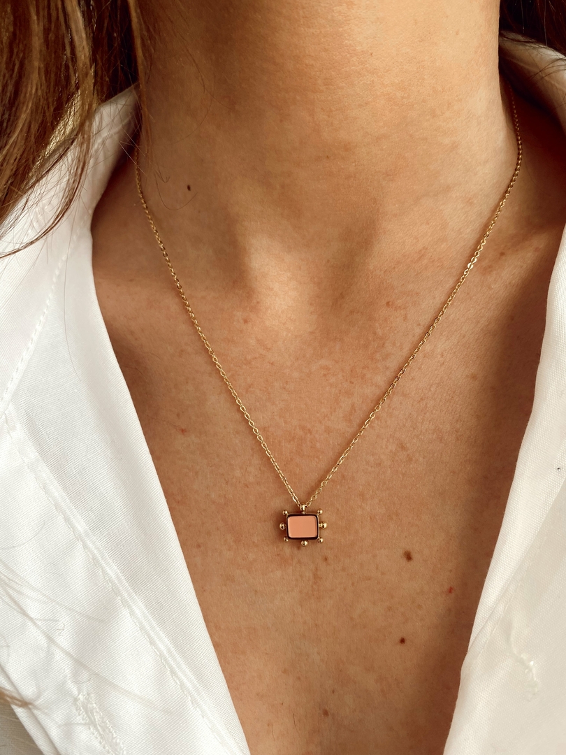 Collier Rita acier doré - Zag Bijoux - Bijoux/Colliers - bain-de-perles