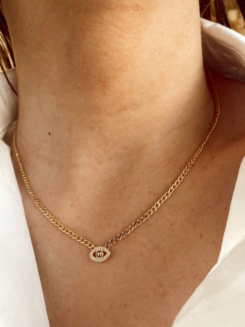 Collier Talia acier doré - Zag Bijoux - Bijoux/Colliers - bain-de-perles