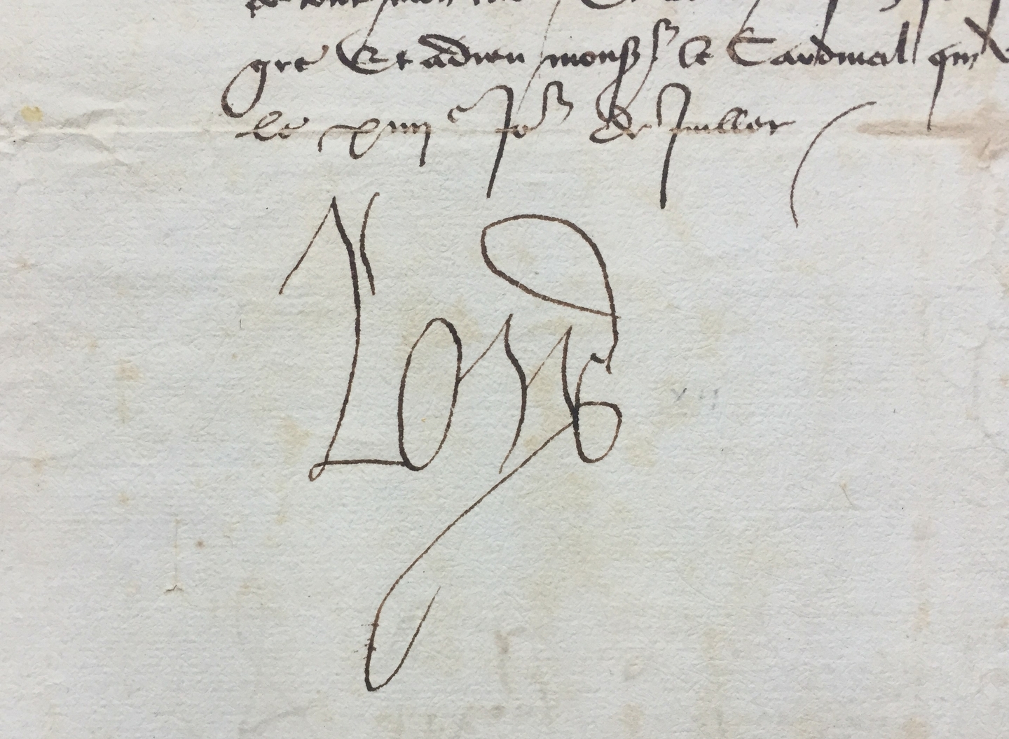 LOUIS XII - Lettre signée - Demande de faveur au Pape pour son conseiller