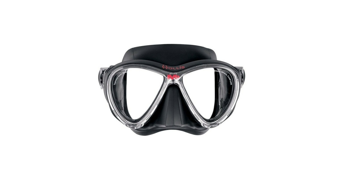 Masque de plongée à la vue presbyte HOLLIS M-3 (progressif)