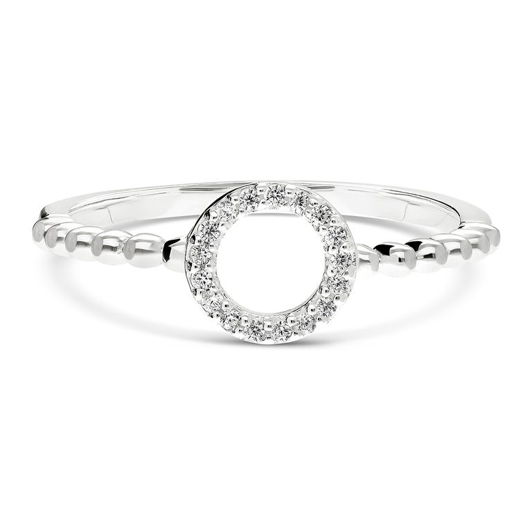 BAGUE ANNEAU En Argent 925 OXYDES De Zirconium