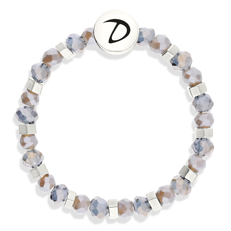 Bague Élastique Grise Matala - DORIANE BIJOUX