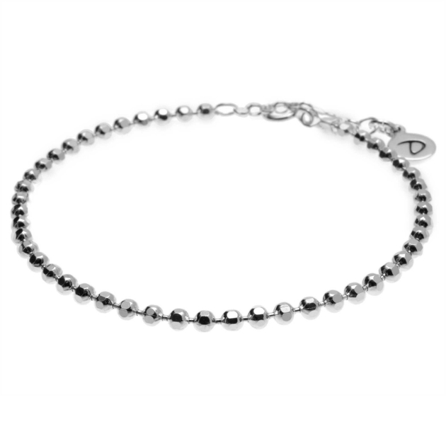BRACELET CHAINE BOULE - BRACELETS ARGENT 925/Bracelets Chaînes Argent ...