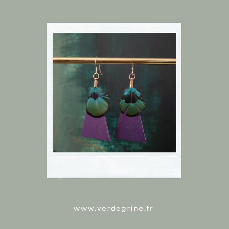 Boucles d'oreilles 'Tokyo' - Bijoux/Boucles d'oreilles - Verdegrine