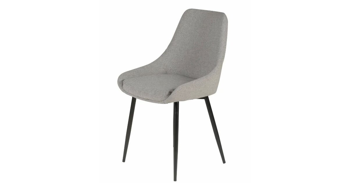 Chaise Bari tissu Gris Clair - Mobilier/Chaises et tabourets - ESPRIT ...