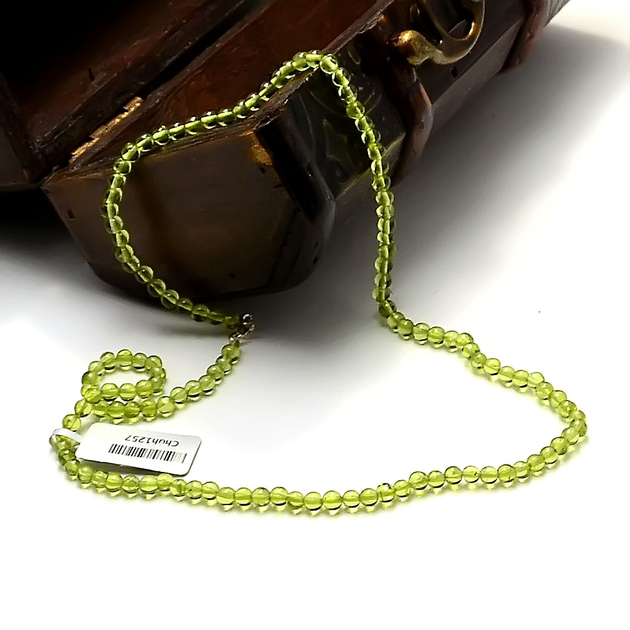 collier péridot " ronde 4 mm" - Collier/Péridot - Miracles minéraux