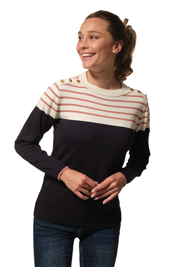 Pull marin femme DORIANNE - Hublot Mode Marine Nice