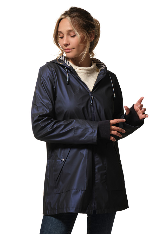 Ciré long doublé polaire pour femme DONAMET - Hublot Mode Marine Nice ...
