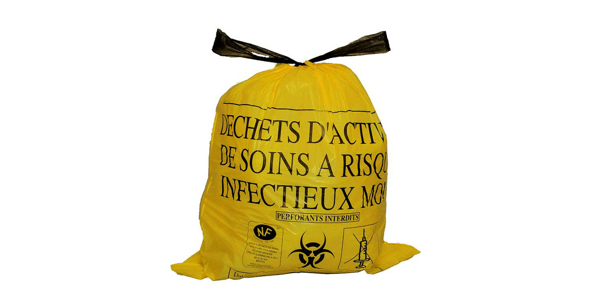 Sac DASRI - Lot de 25 - Aquitaine Materiel Secours