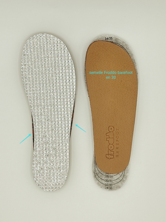 Semelle intérieure en laine à découper - Liberty Pieds