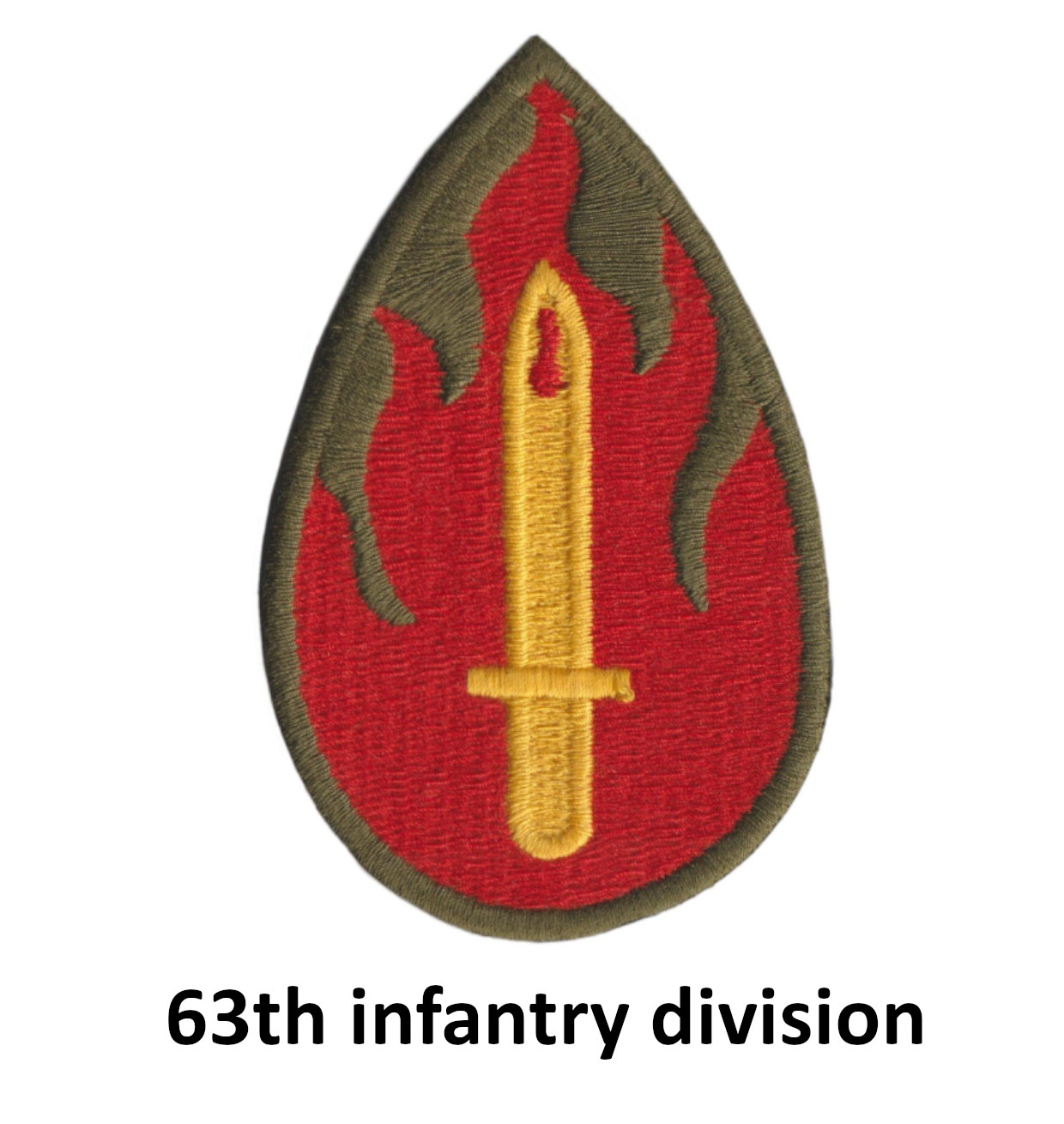 Patch Insigne 63th Infantry Division US ARMY - US ARMY/Patchs, insignes ...