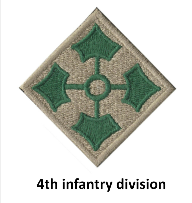 Patch Insigne 4th Infantry Division US ARMY - US ARMY/Patchs, insignes ...