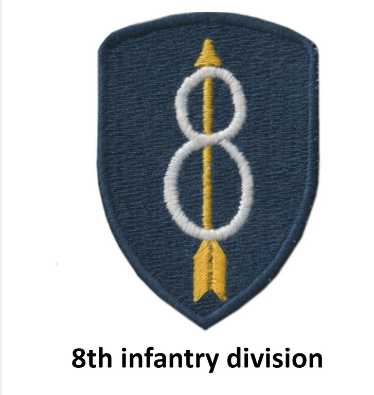 Patch Insigne 8th Infantry Division US ARMY - US ARMY/Patchs, insignes ...