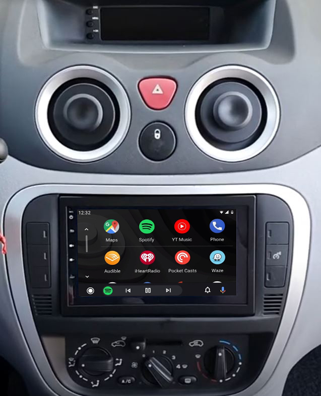 Autoradio tactile GPS Android Auto Citroen C2, C3 Picasso et Jumpy