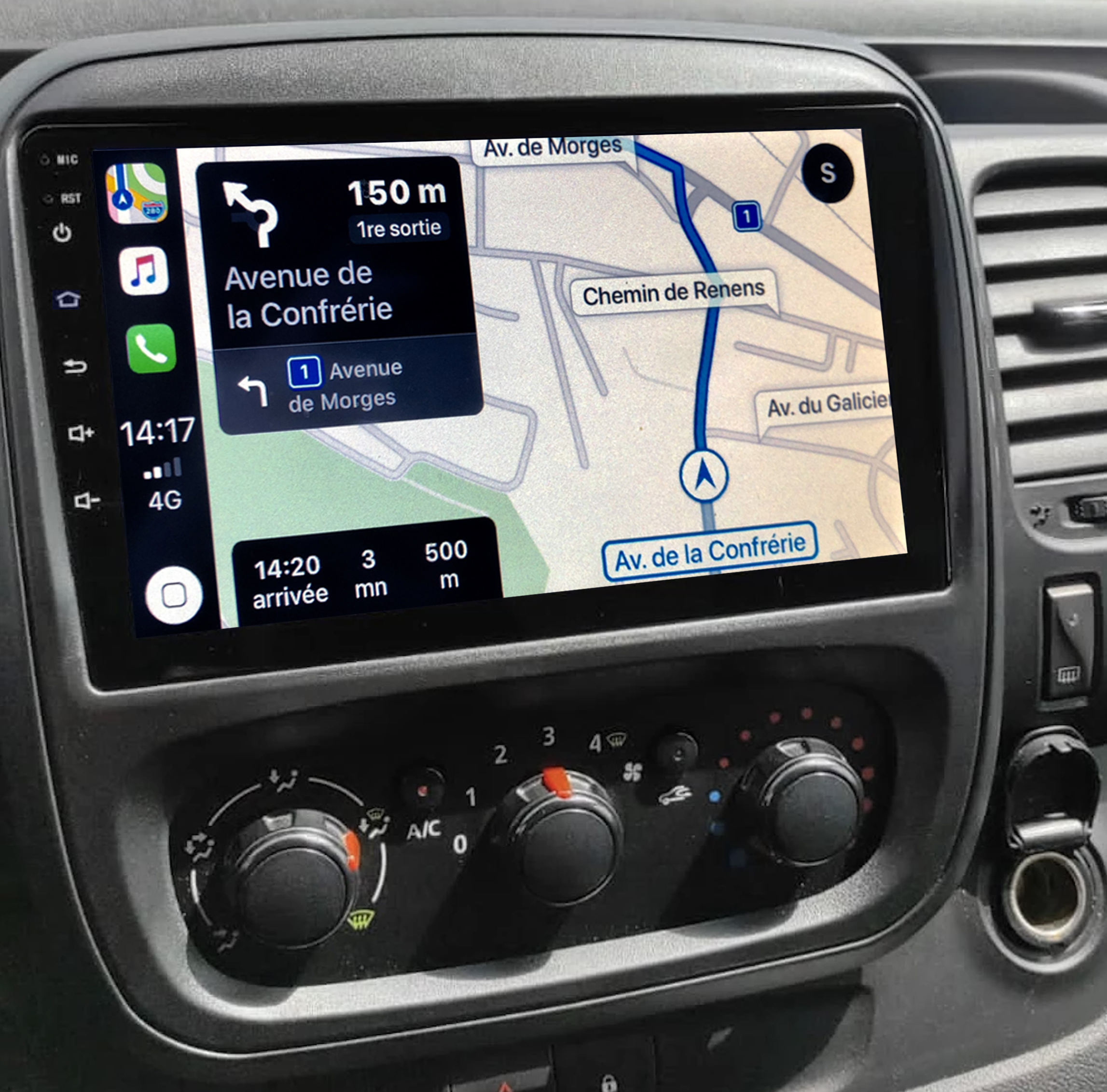Autoradio Renault Trafic | CarPlay Android Auto QLED | HighTech-Privee