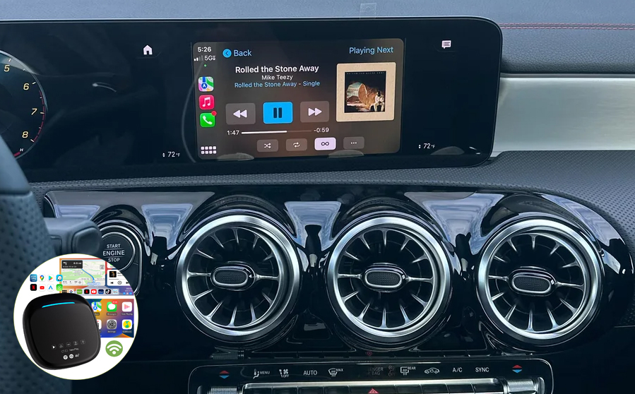 Boîtier Apple CarPlay Mercedes | Interface Android Auto Tous Systèmes
