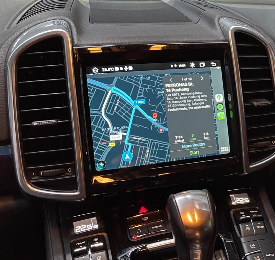 Autoradio CarPlay Porsche | GPS Android Auto sans fil intégré