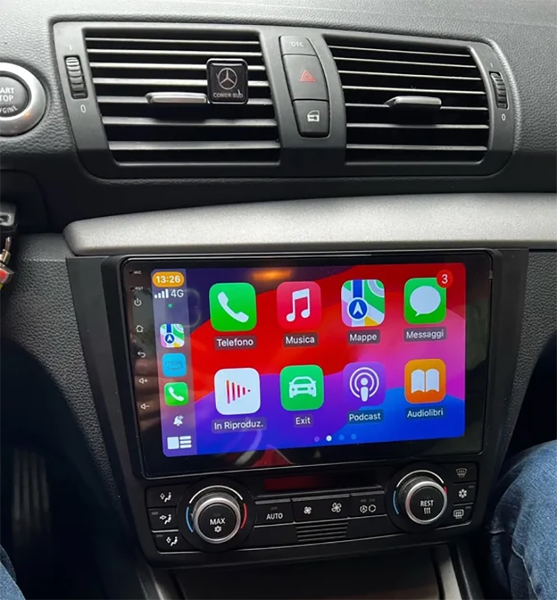 Écran tactile QLED Android 14.0 pour BMW | GPS Navigation WiFi