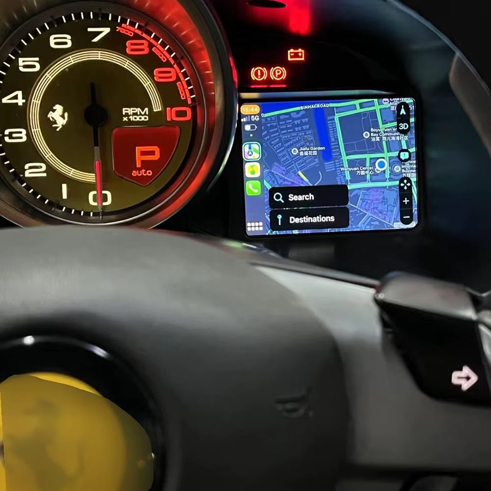Interface CarPlay Ferrari 488 F12 | Bluetooth Sans Fil