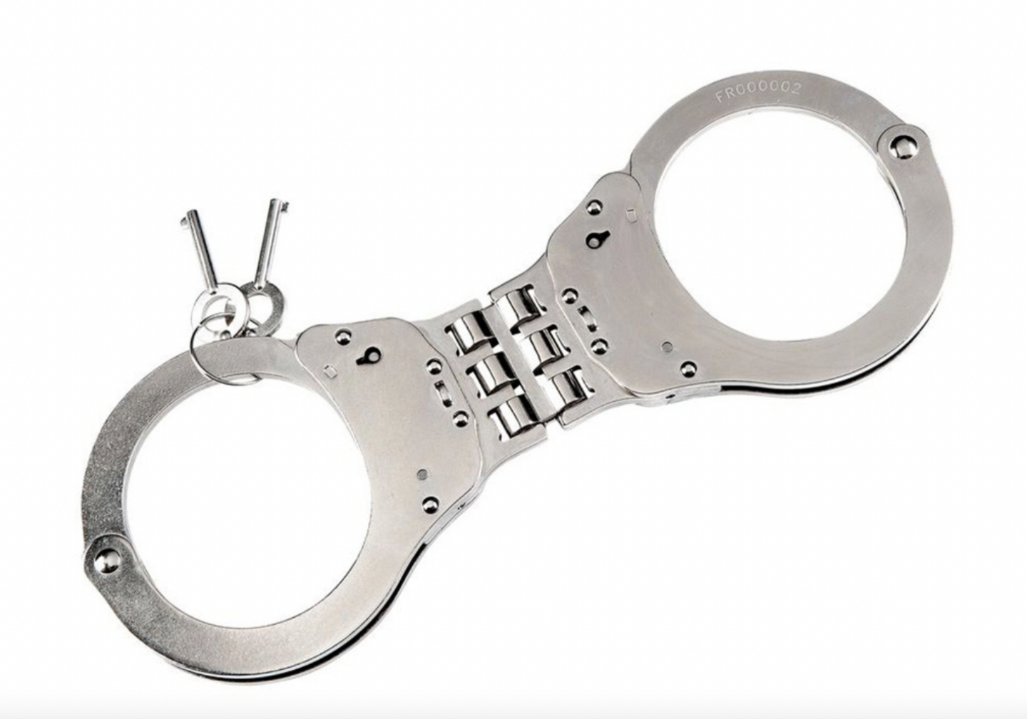 Menottes à charnières en NICKEL - INTERVENTION/Menotte - Protect Or Save