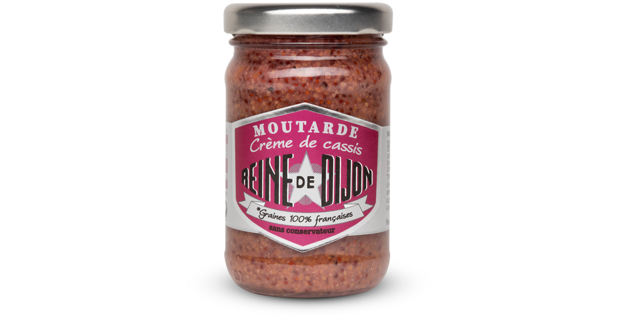 Moutarde au cassis de Dijon 90g Reine de Dijon - Nos spécialités ...
