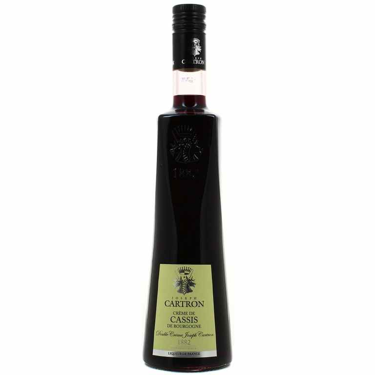 Crème de cassis de Bourgogne 50cl Joseph Cartron - Liqueurs et ...