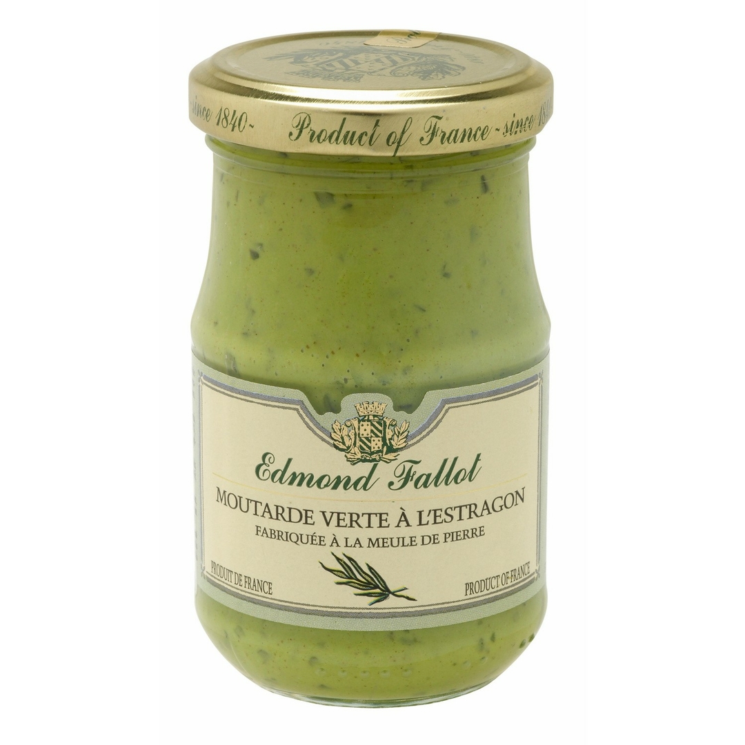 Moutarde à l'estragon 190g Edmond Fallot - Nos spécialités gourmandes ...