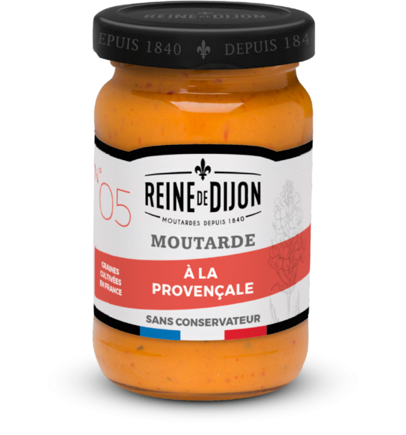 Moutarde à la provençale 100g Reine de Dijon - Nos spécialités ...