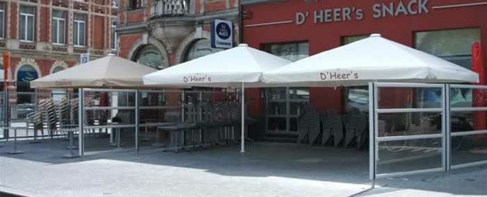 Parasol Géant - Fabriqué en France - Durable et Ultra-résistant - Dess